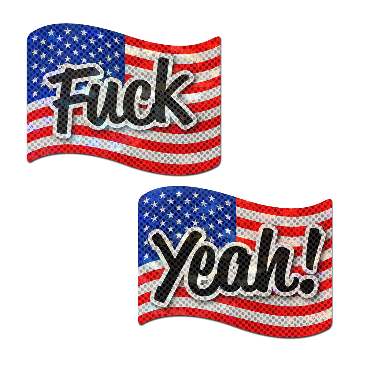 Pastease Fuck Yeah! USA Flag Pasties — Nalpac
