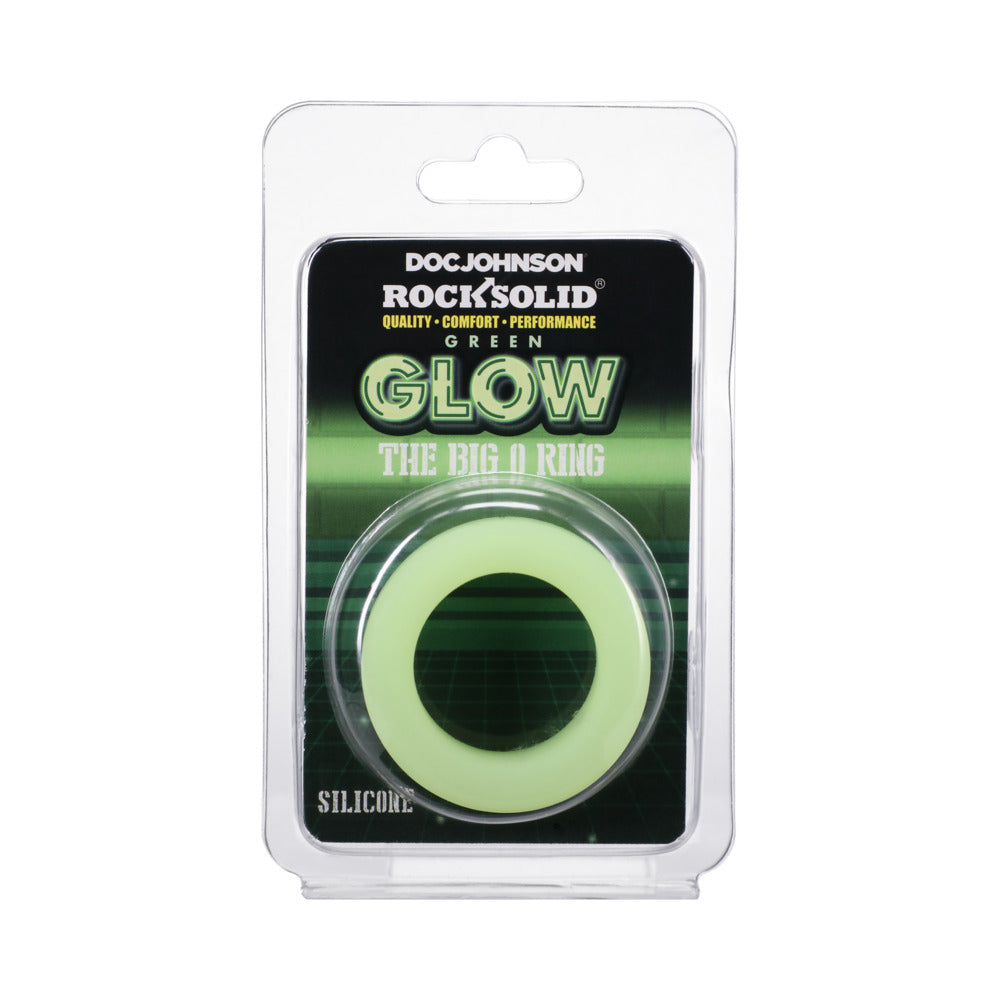 Rock Solid Sila-Flex Glow-in-the-Dark Big O C-Ring Green — Nalpac