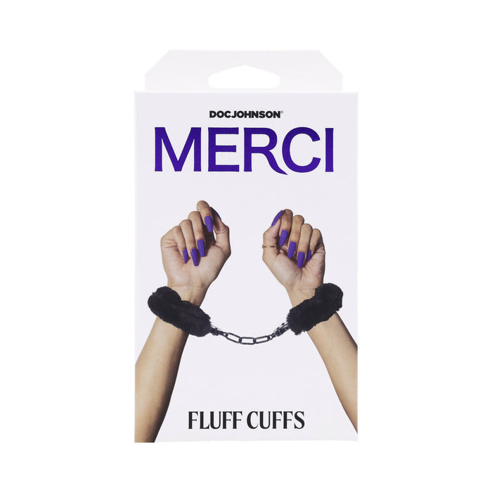 Merci Fluff Cuffs Black — Nalpac