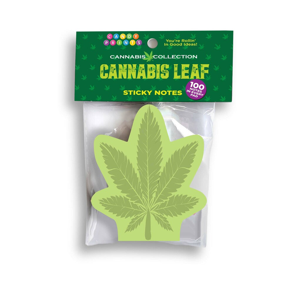 Cannabis Leaf Sticky Notes — Nalpac