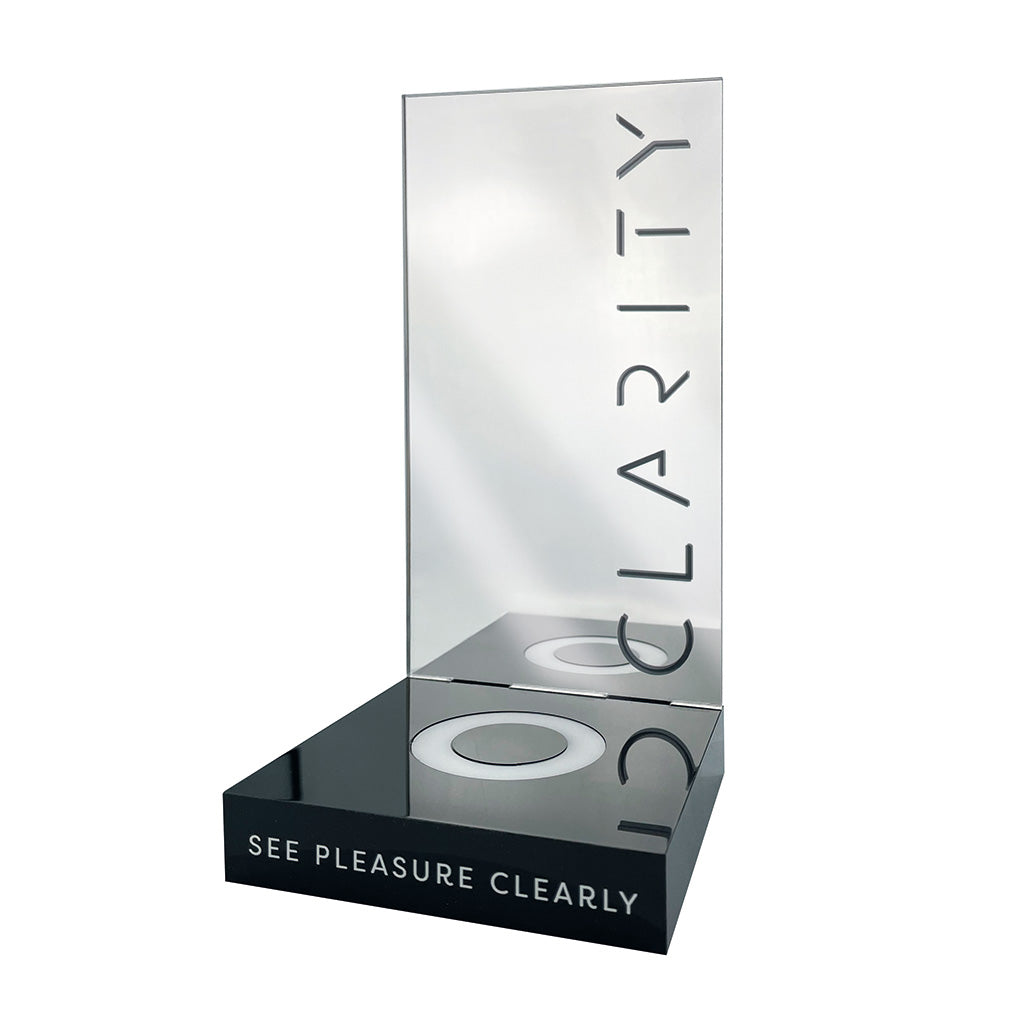 Clarity Light Up Mirrored Display POS — Nalpac