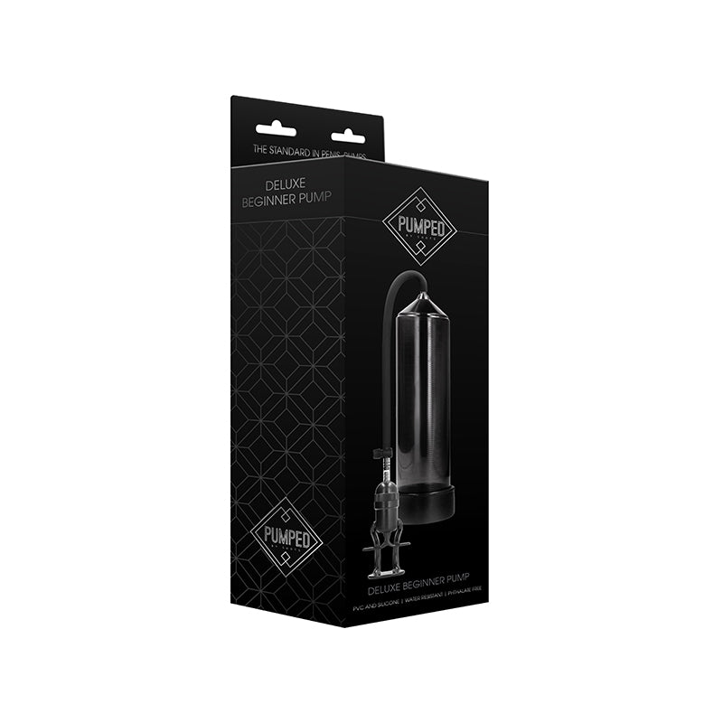 Shots Pumped Deluxe Beginner Penis Pump Black — Nalpac