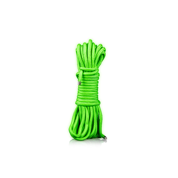 Ouch! Glow in the Dark Rope 10 m / 33 ft. Neon Green — Nalpac