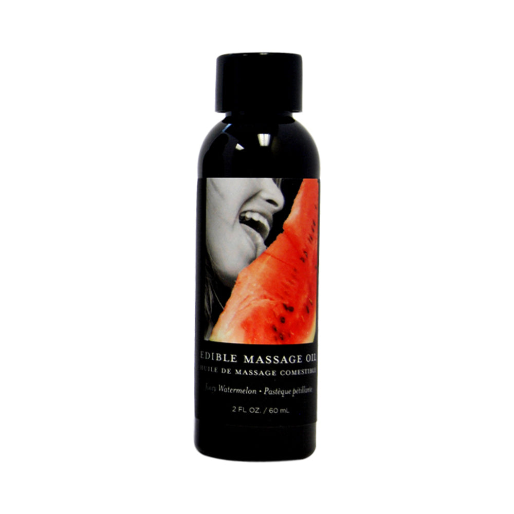 Earthly Body Edible Massage Lotion Watermelon 2 oz. — Nalpac