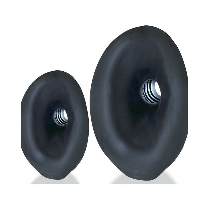 Oxballs Morphhole-2 Gaper Plug Large Black Ice — Nalpac