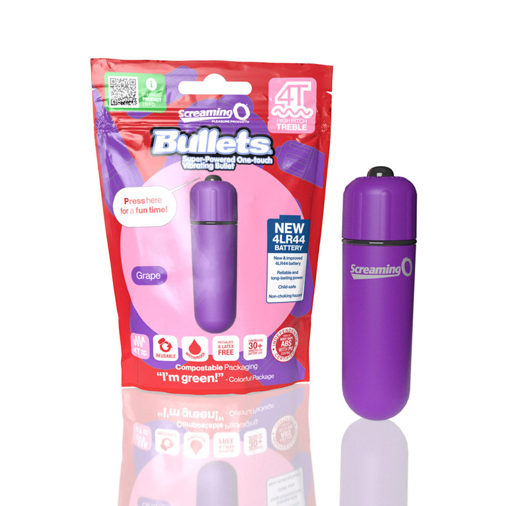 Screaming O 4T Bullet Vibrator Grape — Nalpac