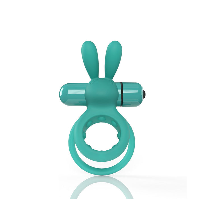 Screaming O 4T Ohare Vibrating Rabbit Double Cockring Kiwi — Nalpac