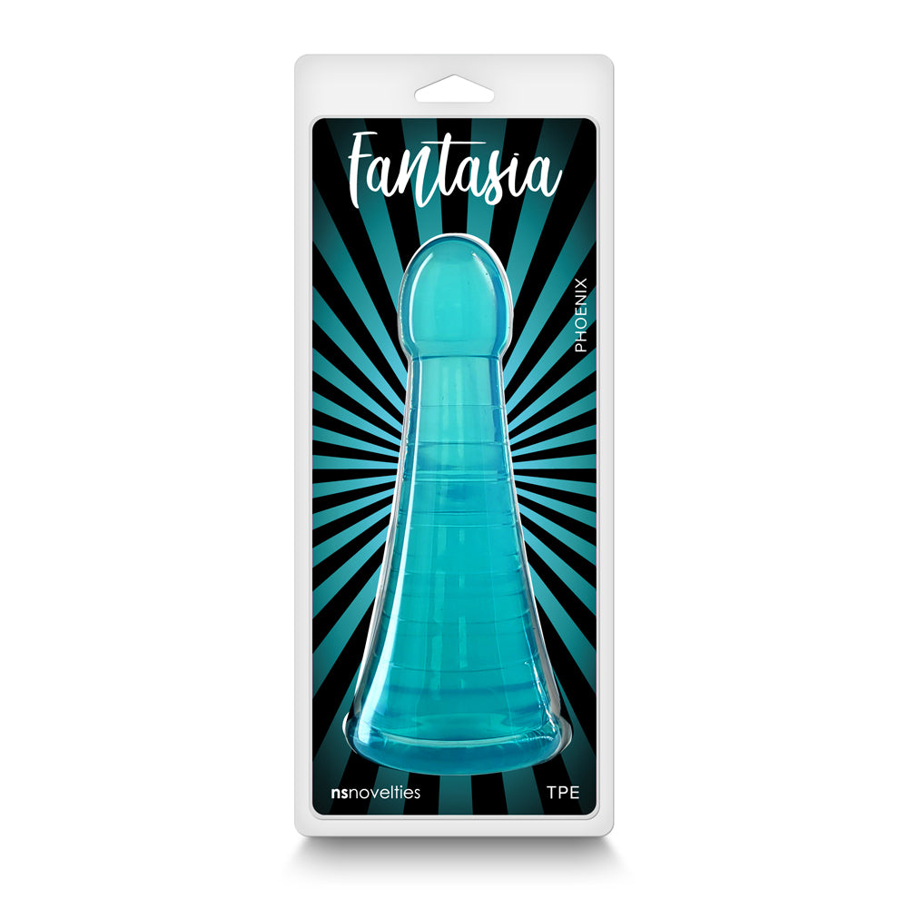 Fantasia Phoenix Jelly Dildo Teal — Nalpac