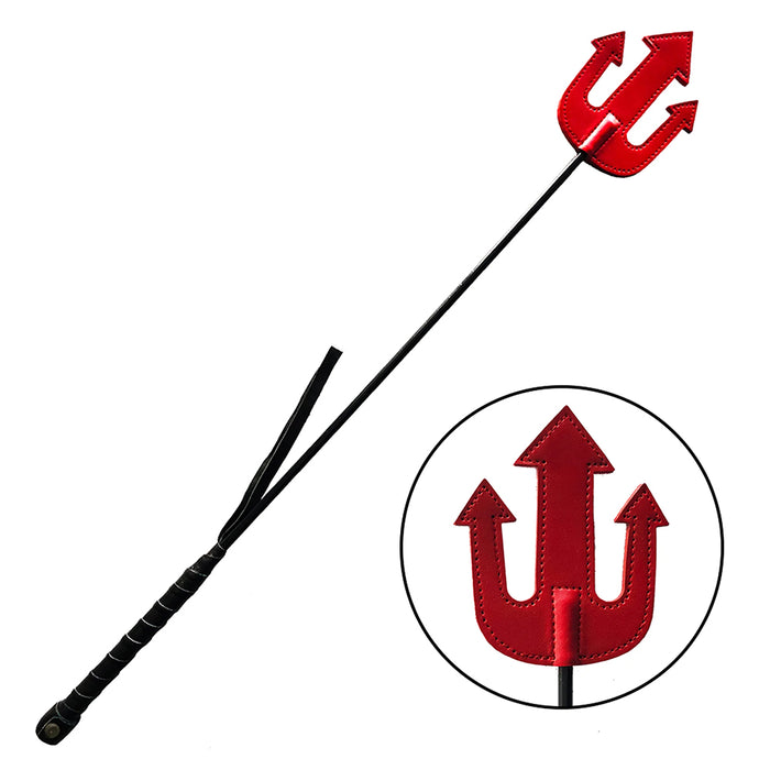 Rouge Leather Devil Riding Crop Red — Nalpac