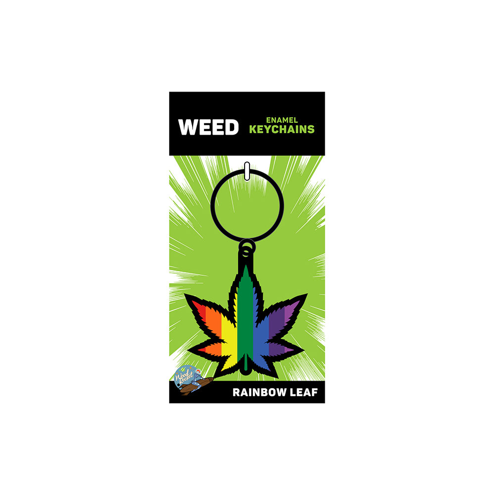 Weed Keychain Leaf: Rainbow — Nalpac