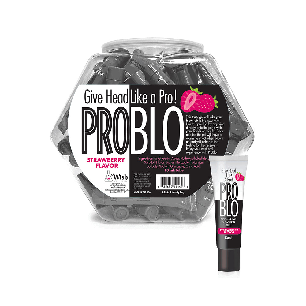 Pro Blo Strawberry 10 ml 65-Piece Fishbowl — Nalpac
